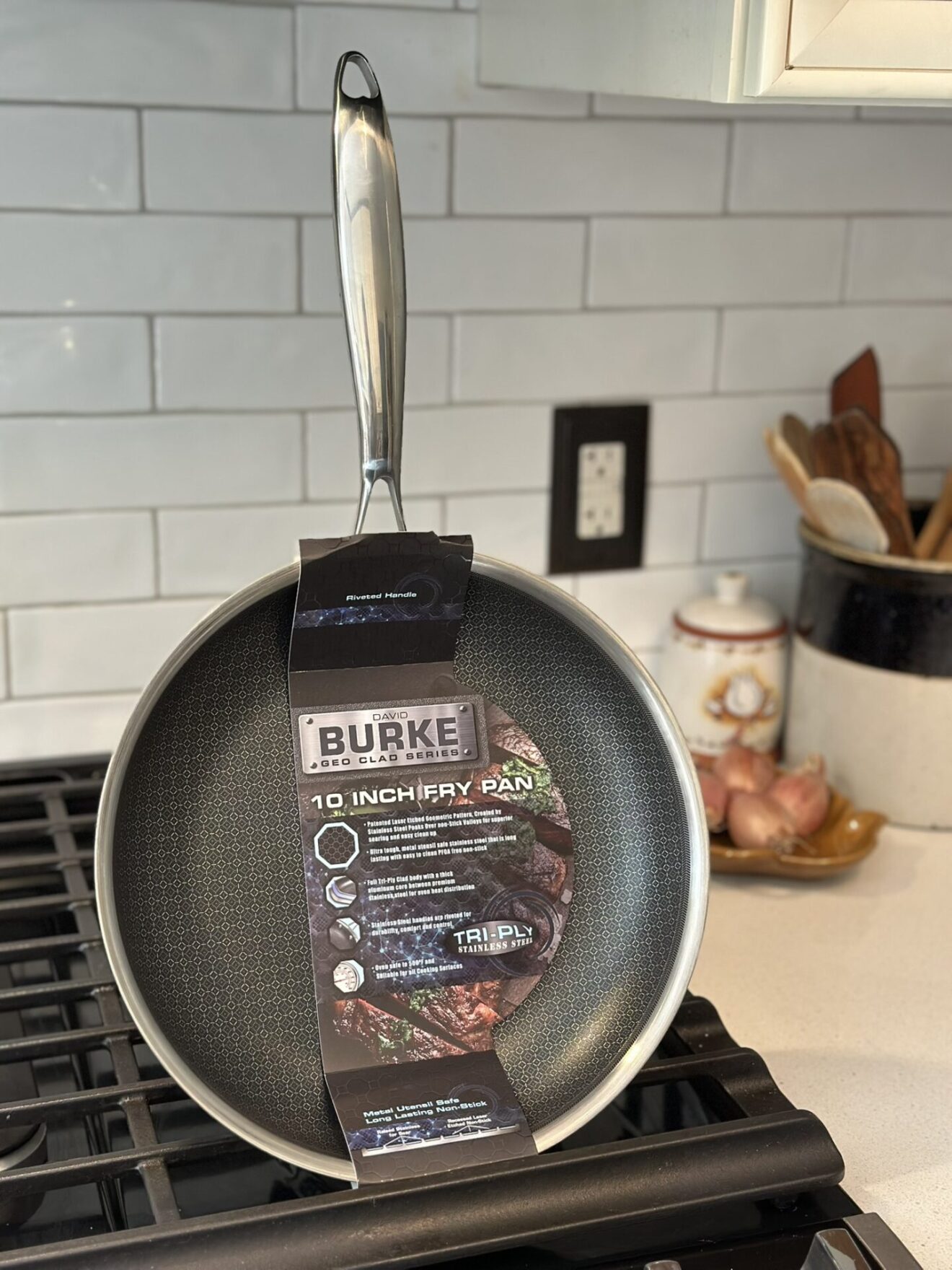 David Burke Geo Clad Series Fry Pan - Atlantic Coast Mercantile